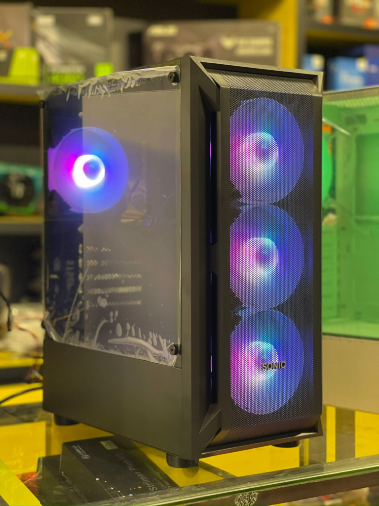 SONIC Casing R19 Black 4 RGB Fans - Alaziz.pk