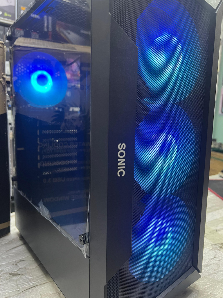 SONIC Casing R28 Black 4 RGB Fans - Alaziz.pk